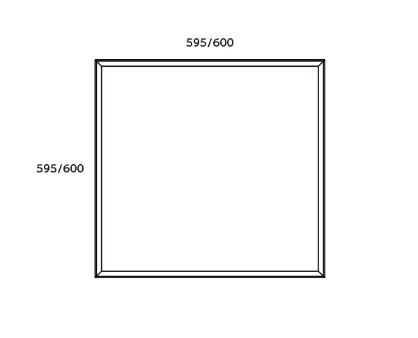 נגה פיין ליין 60x60 - ספקטרום תאורה